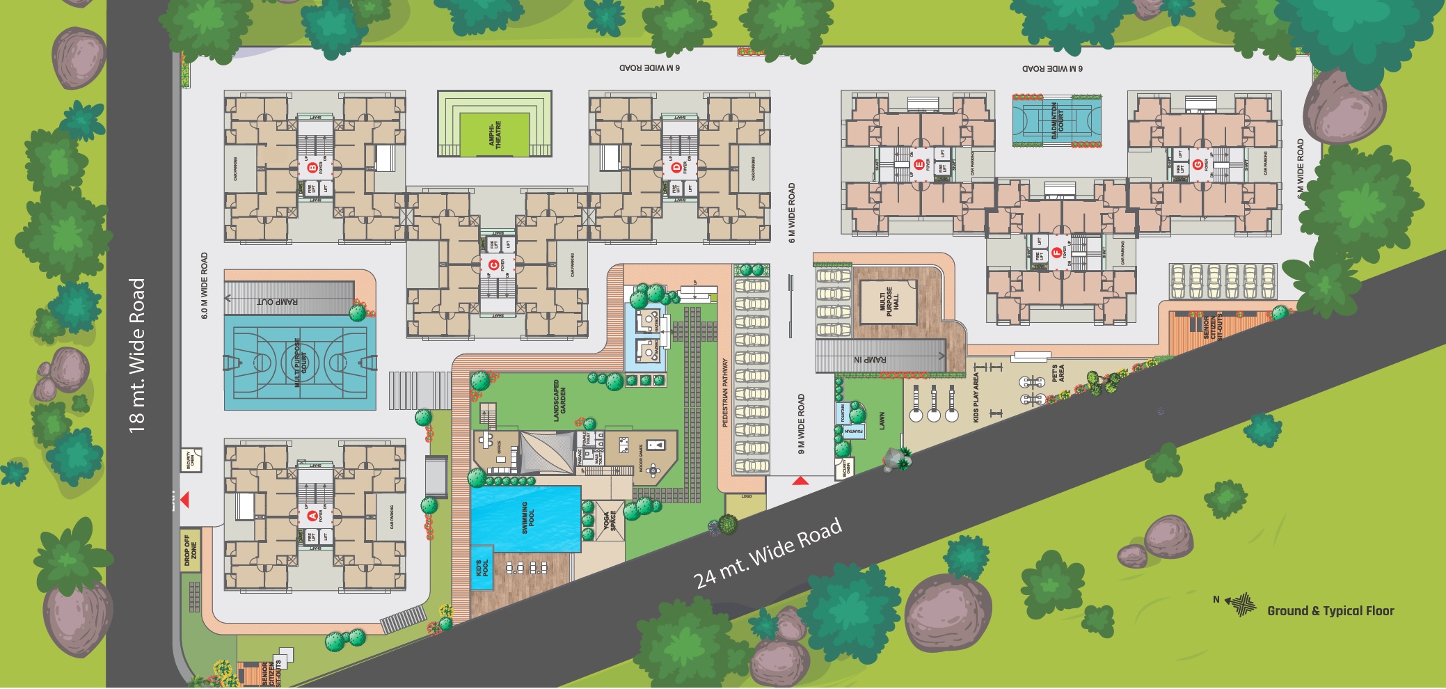 Pacifica Amara in Sanathal, Ahmedabad @ 39.00 Lac - Floor Plans ...