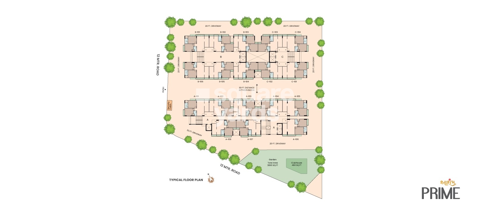 Saanvi Aarambh Prime in Chandlodia, Ahmedabad @ 39.00 Lac - Floor Plans, Location Map & Reviews