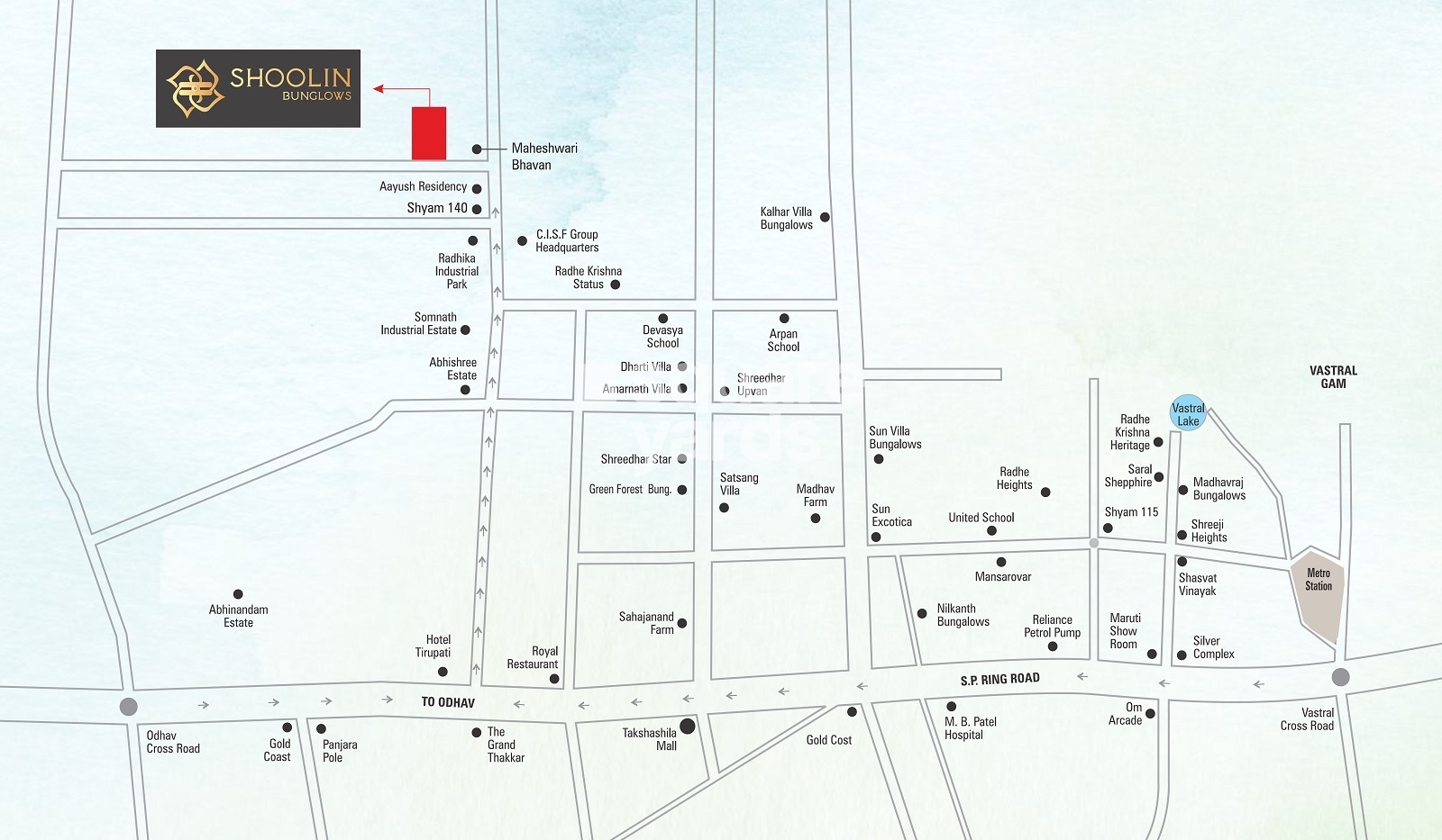 Sahyog Shoolin Bunglows Vastral, Ahmedabad - Price List, Project Info ...