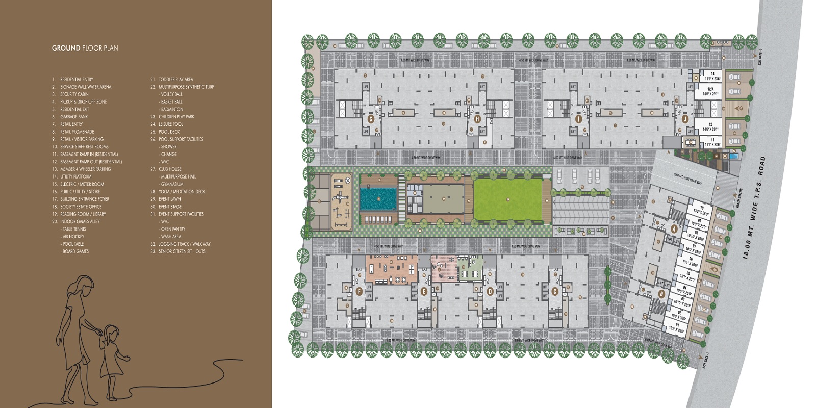 Sun Footprints in Shela, Ahmedabad @ 46.80 Lac - Floor Plans, Location ...