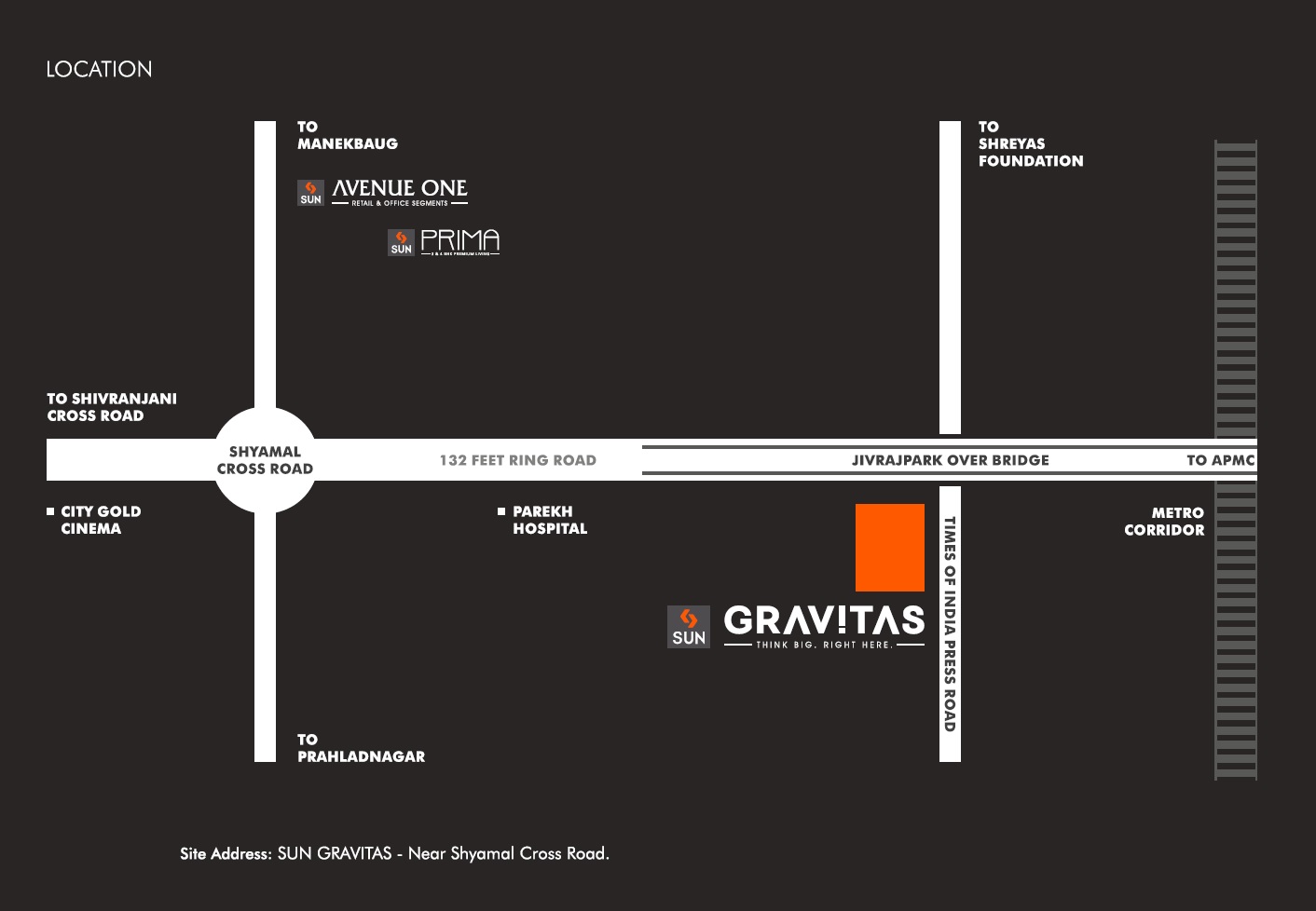 Sun Gravitas in Shyamal, Ahmedabad @ 36.00 Lac - Floor Plans, Location ...