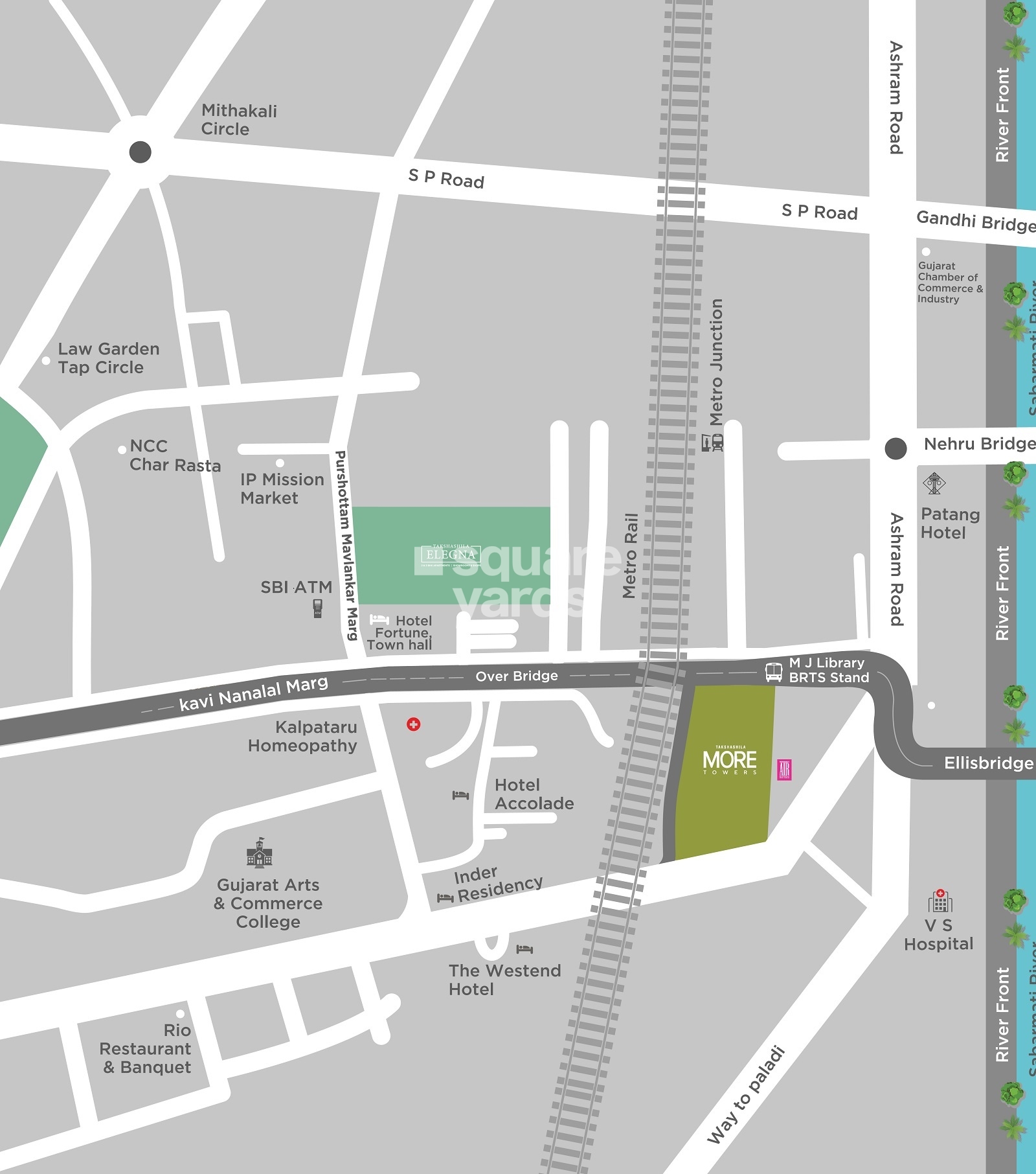 Takshashila More Towers in Ellisbridge, Ahmedabad @ 2.00 Cr - Floor ...