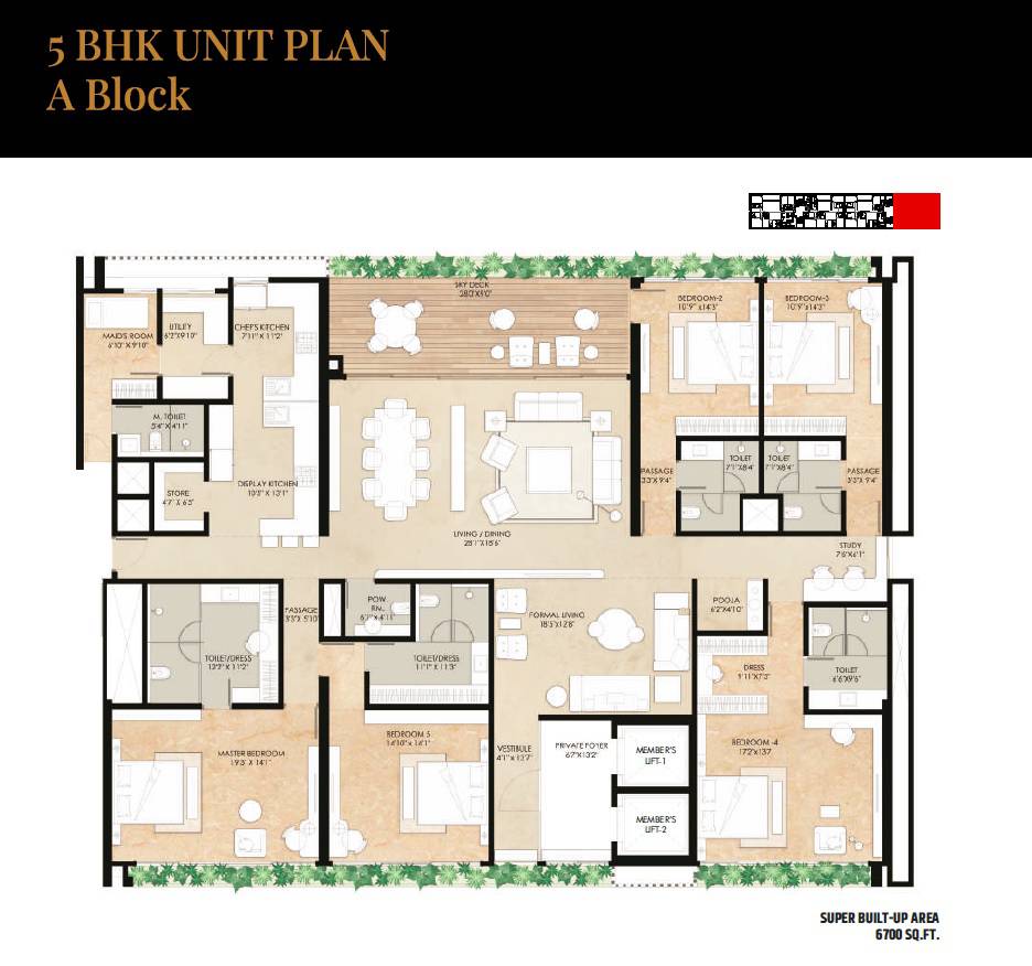 Iscon Vogue Floor Plans - Ambli Road, Ahmedabad