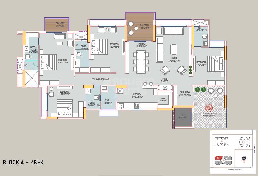 Swati Premier Floor Plans - Shantipura, Ahmedabad