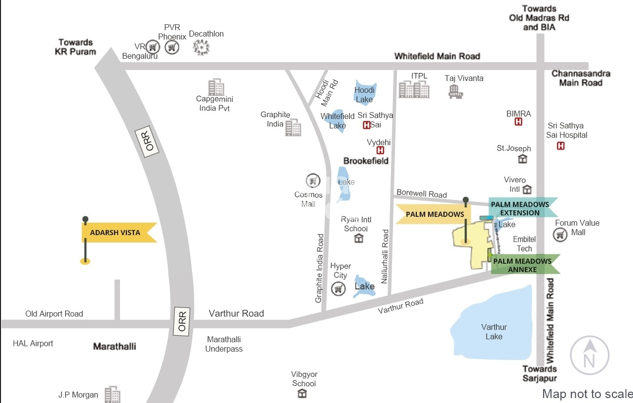 Adarsh Palm Meadows Annexe in Whitefield, Bangalore @ 6.50 Cr - Floor ...