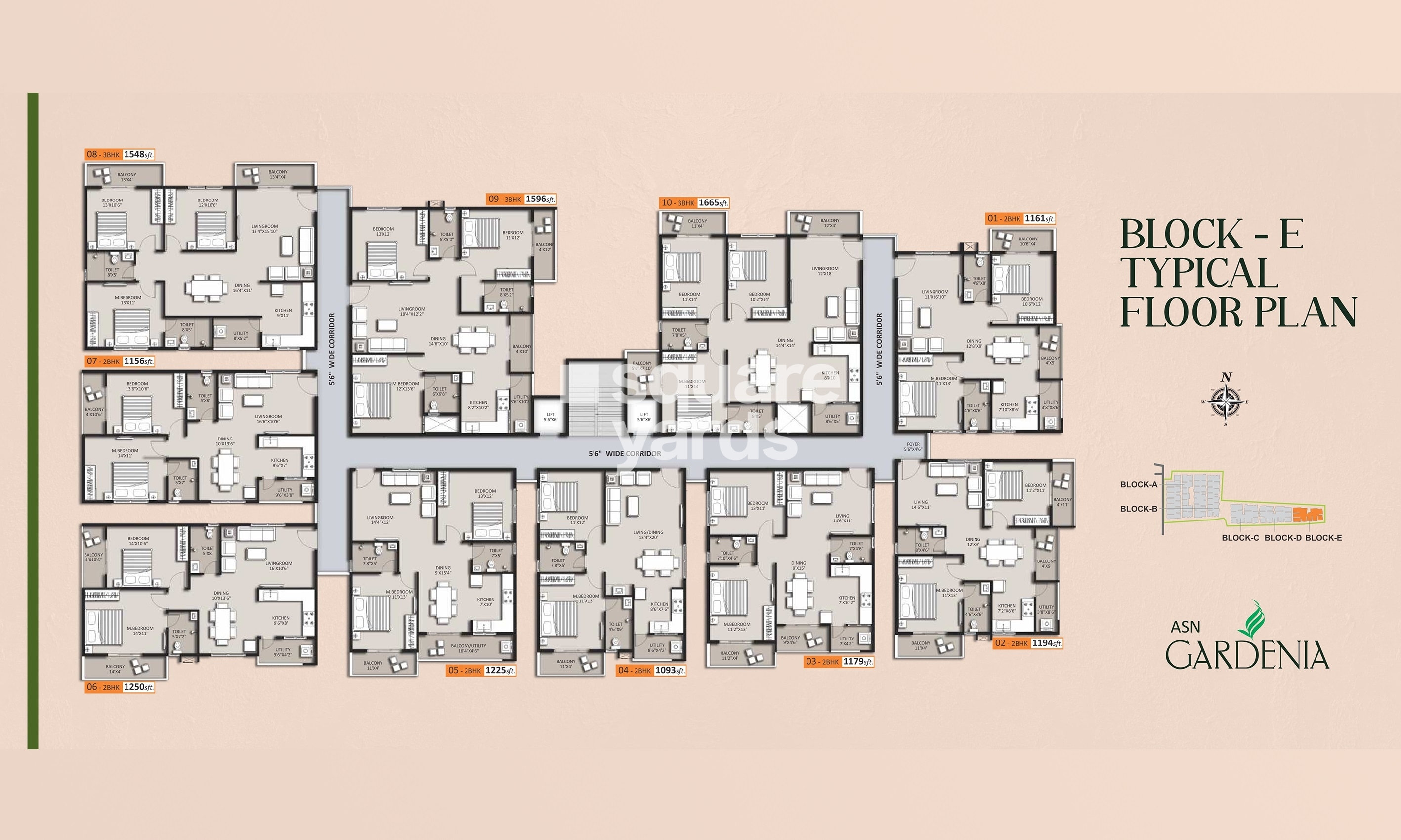 ASN Gardenia in Horamavu, Bangalore @ 43.40 Lac - Floor Plans, Location Map & Reviews