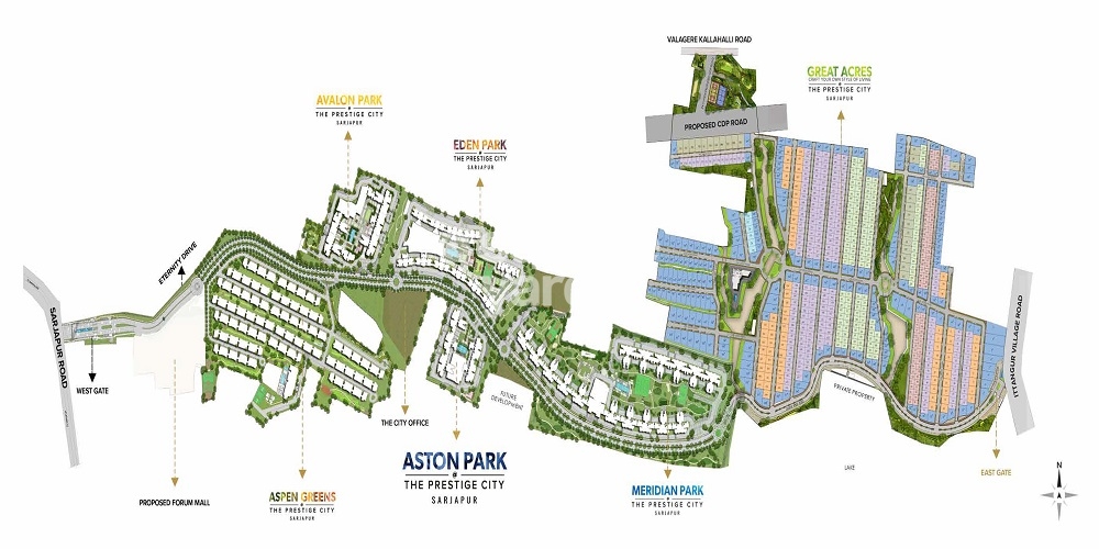Aston Park At The Prestige City in Sarjapur, Bangalore @ 86.99 Lac ...