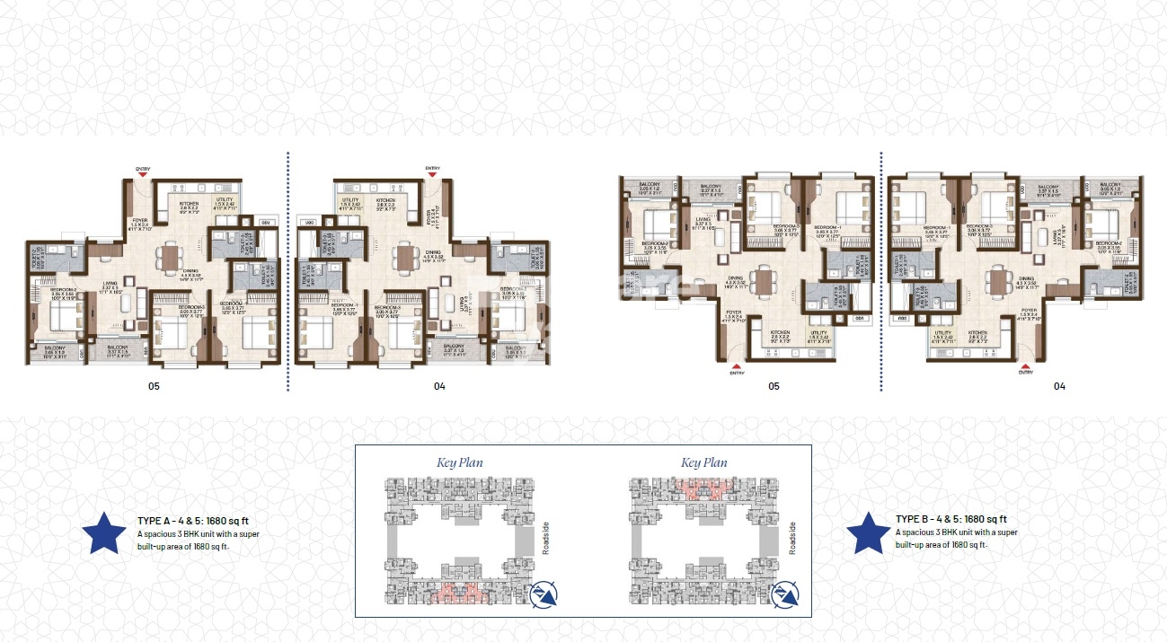 Bren Aspera in Old Madras Road, Bangalore @ 1.42 Cr - Floor Plans ...
