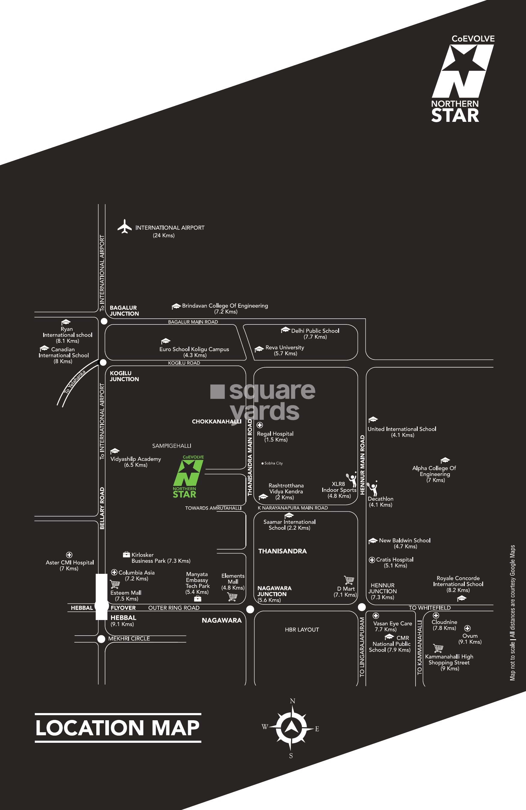 Coevolve Northern Star Thanisandra, Bangalore - Price List, Project ...