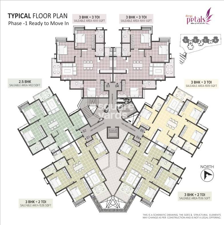 Durga Petals in Marathahalli ORR, Bangalore @ 96.39 Lac - Floor Plans ...