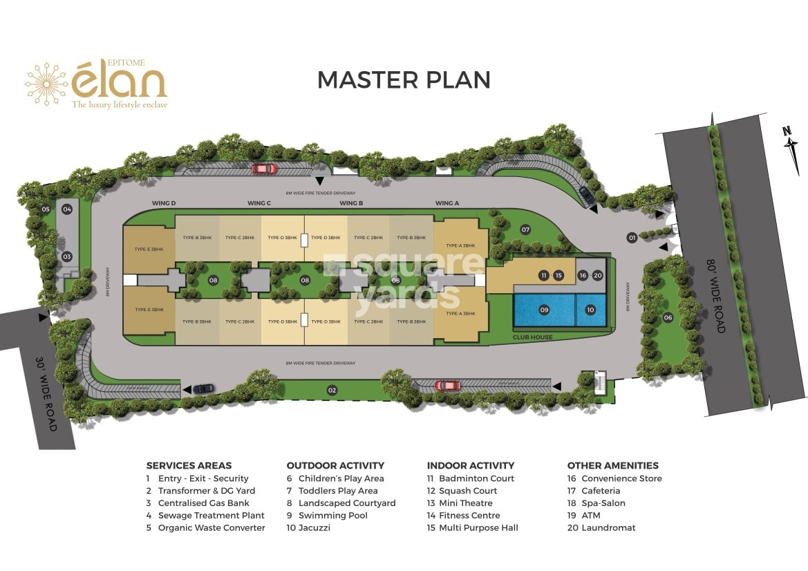 Epitome Elan in JP Nagar Phase 8, Bangalore @ 1.18 Cr - Floor Plans ...