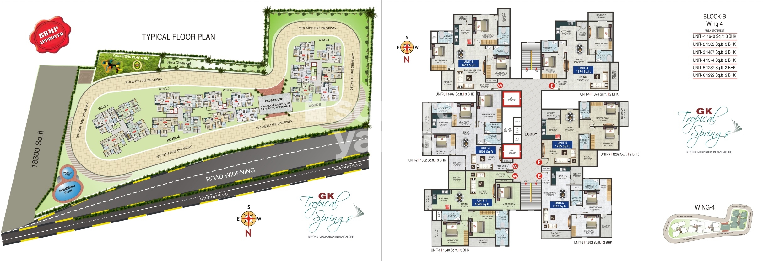 GK Tropical Springs in Whitefield, Bangalore @ 68.45 Lac - Floor Plans ...