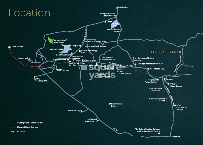 Heritage Firefly Fields in Sarjapur, Bangalore @ 1.50 Cr - Floor Plans, Location Map & Reviews
