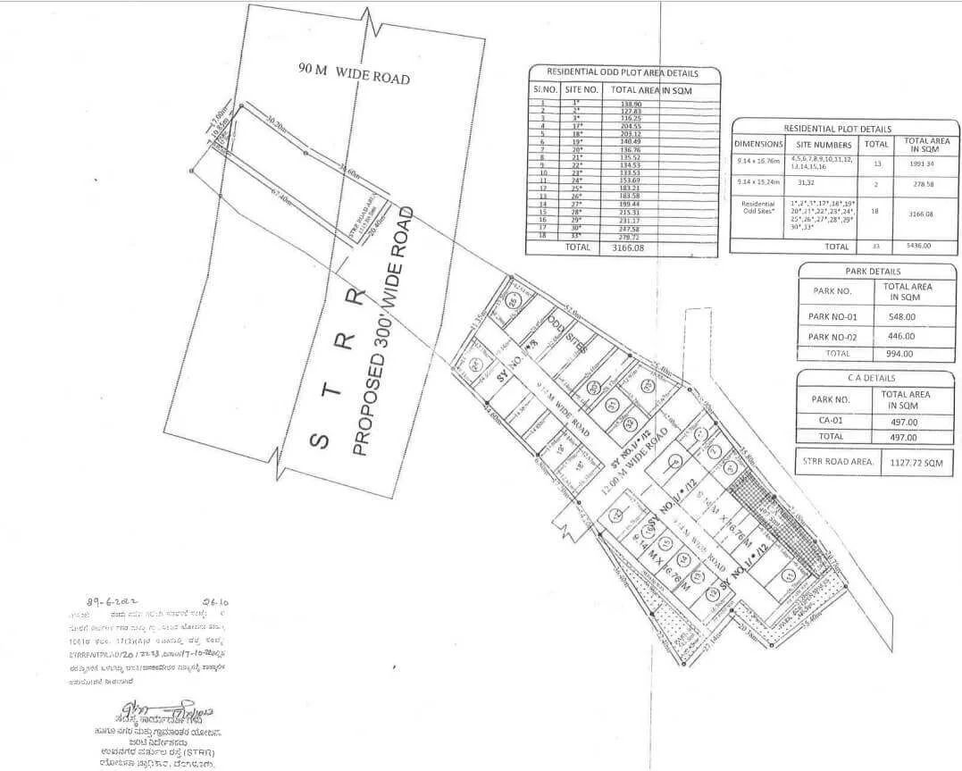 JR STRR Enclave in Hoskote, Bangalore @ 51.60 Lac - Floor Plans ...