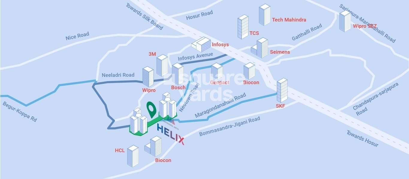 Mahendra Arto Helix in Electronic City, Bangalore @ 1.04 Cr - Floor ...