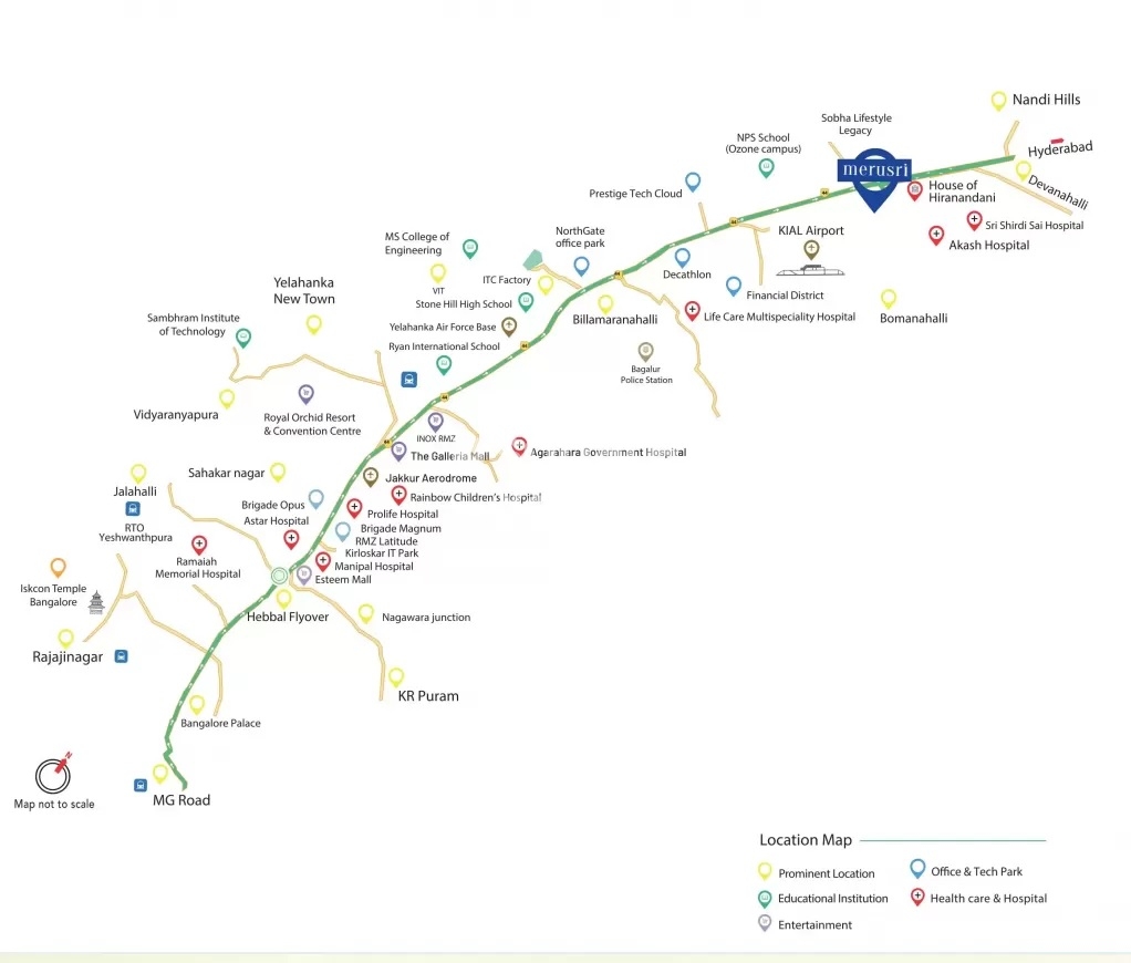 Merusri Sunlit Grove in Devanahalli, Bangalore @ 1.35 Cr - Floor Plans ...