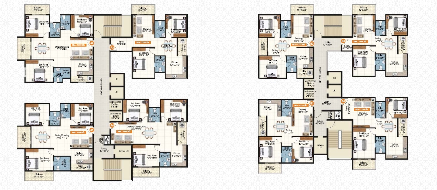 Sai Purvi Symphony in Gunjur, Bangalore @ 58.93 Lac - Floor Plans ...