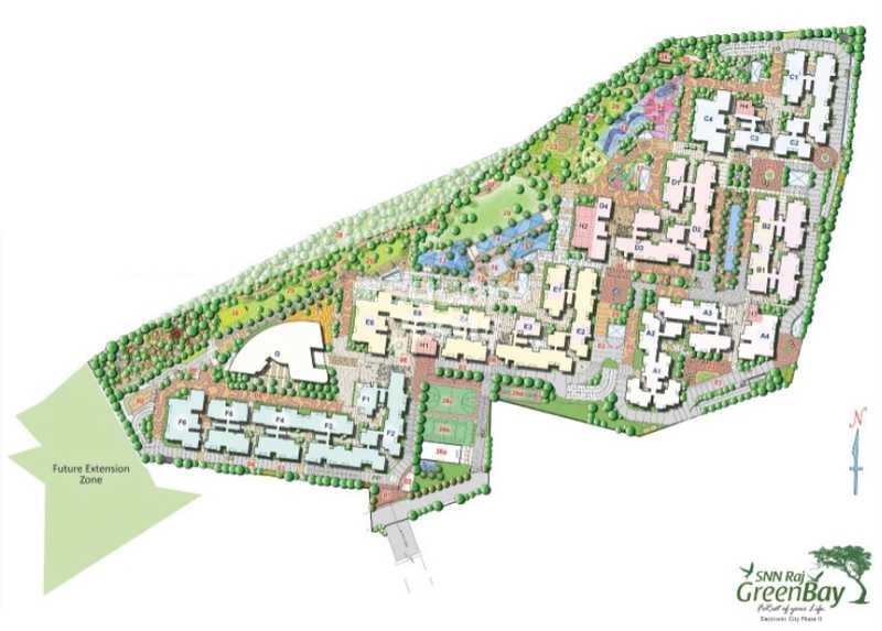 SNN Raj GreenBay Electronic City Phase II, Bangalore - Price List ...