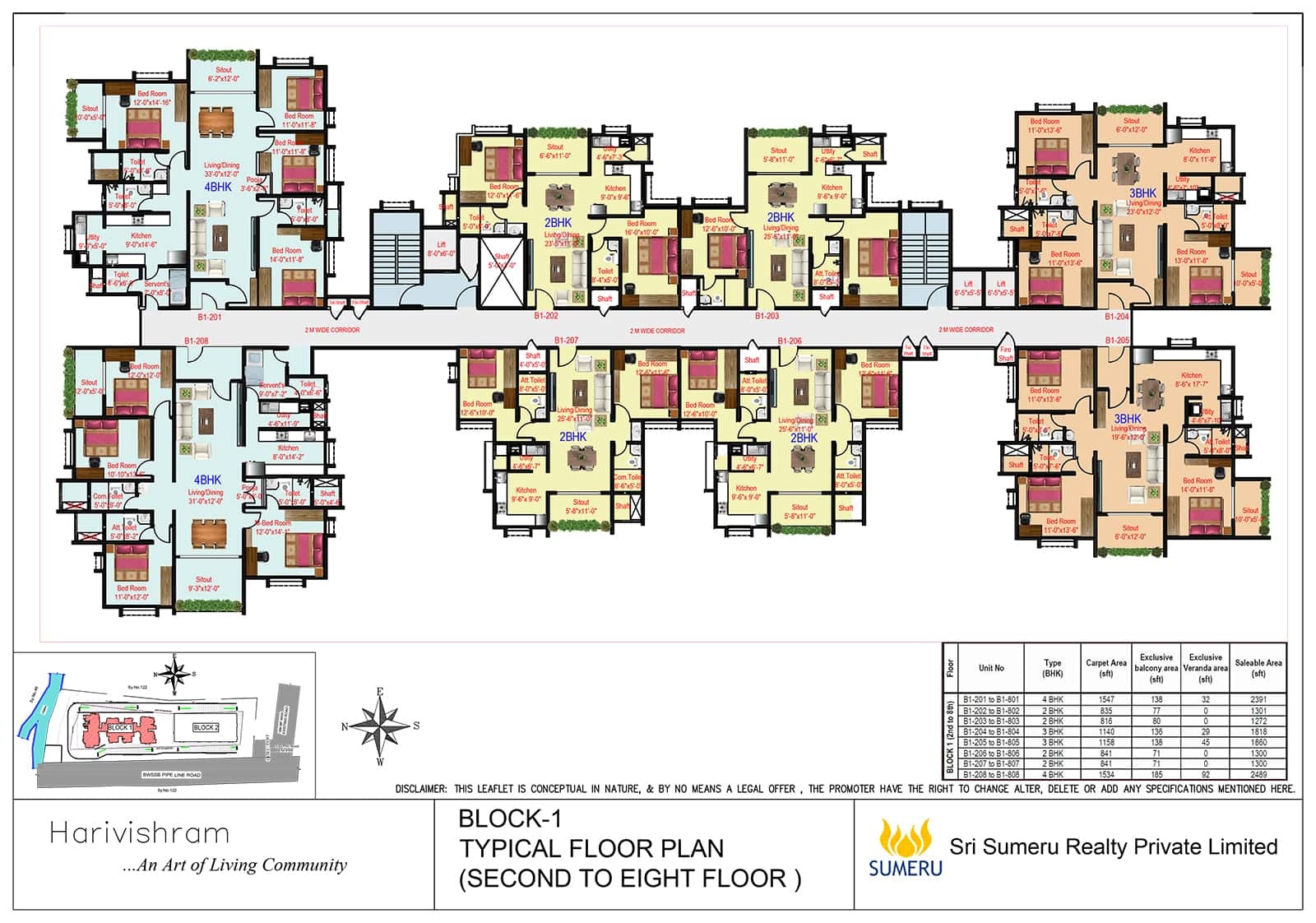 Sri Sumeru Harivishram in Kanakapura Road, Bangalore @ 67.24 Lac - Floor Plans, Location Map ...