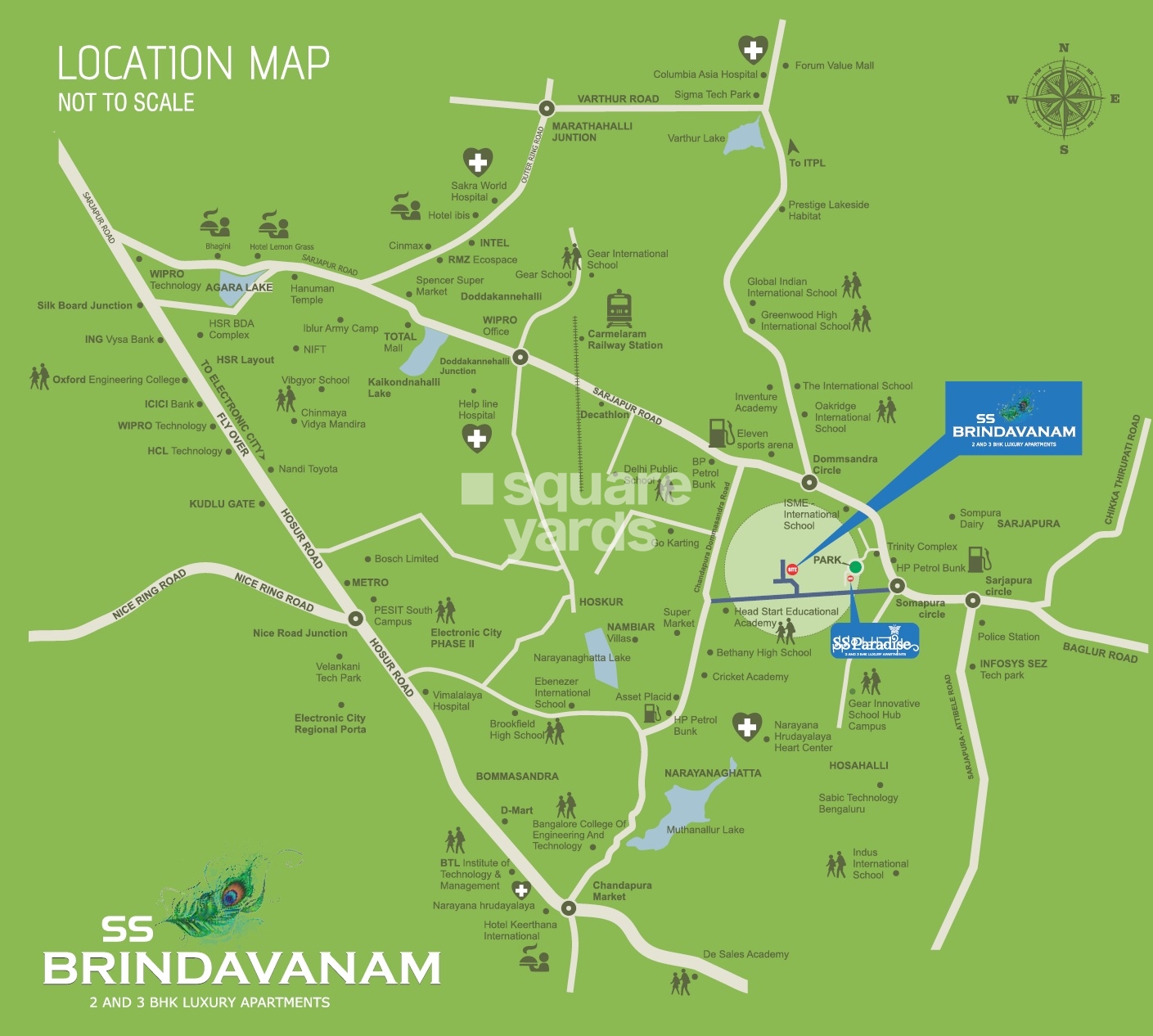 SS Brindavanam in Sarjapur, Bangalore @ 55.55 Lac - Floor Plans ...
