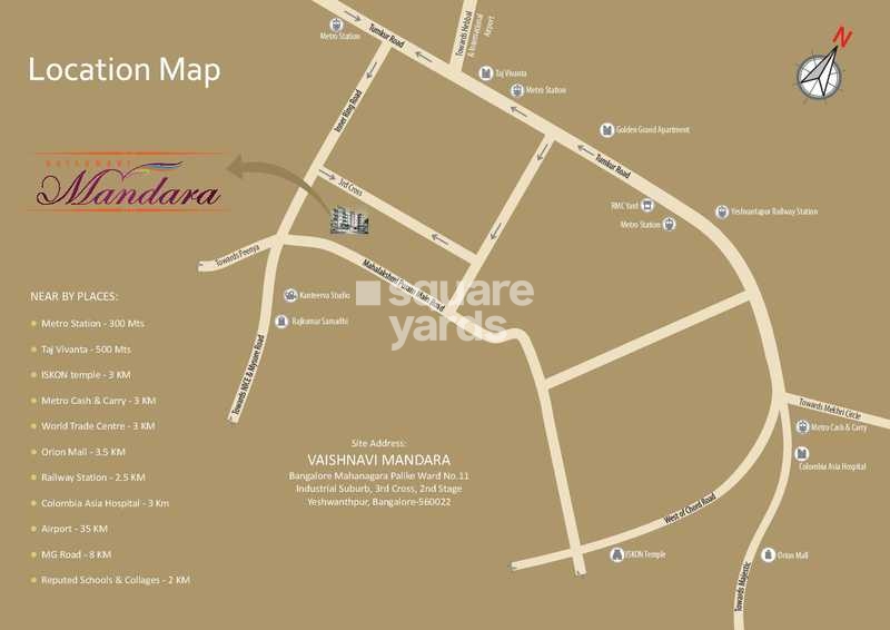 Vaishnavi Mandara in Yeshwanthpur, Bangalore @ Price on Request - Floor ...