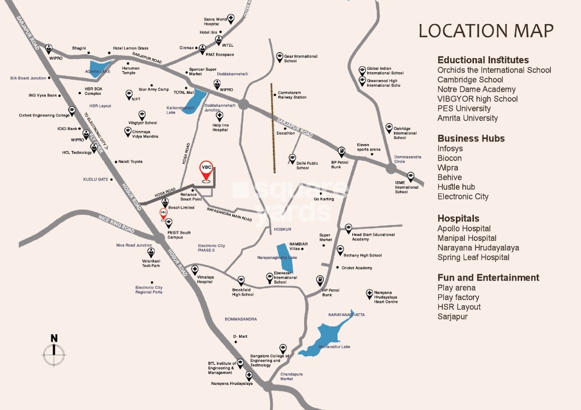 VBC Oracle Sunrise in Hosa Road, Bangalore @ 73.92 Lac - Floor Plans ...