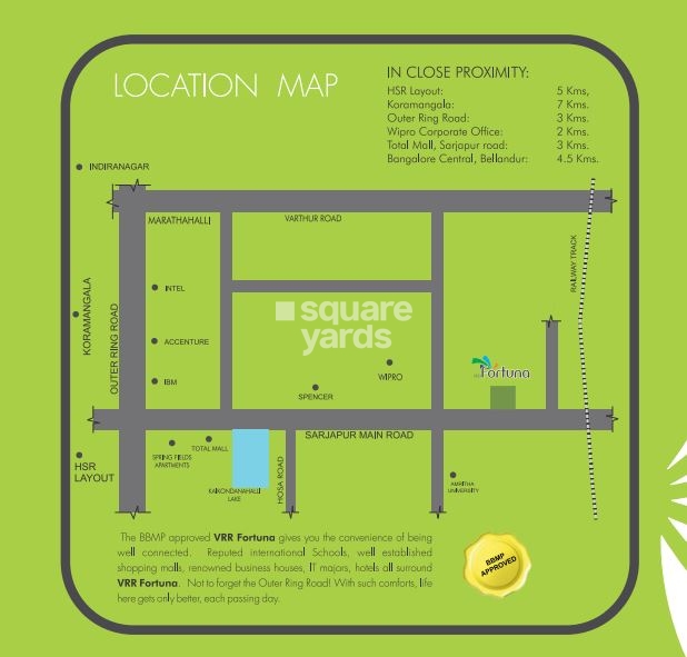 VRR Fortuna Sarjapur Road, Bangalore - Price List, Project Info ...