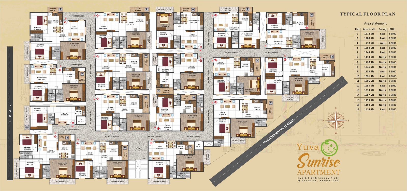 Yuva Sunrise in Attibele, Bangalore @ 33.06 Lac - Floor Plans, Location ...