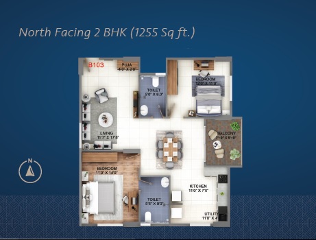 Abhee Kings Court Floor Plans - Sarjapur, Bangalore