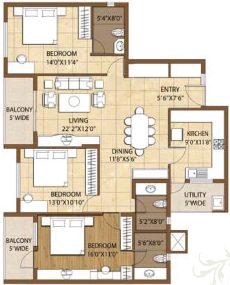 Adarsh Palm Retreat Marathahalli ORR, Bangalore | Price List, Floor ...