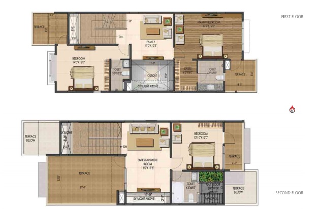 Ajmera Villows Floor Plans - Electronic City Phase I, Bangalore