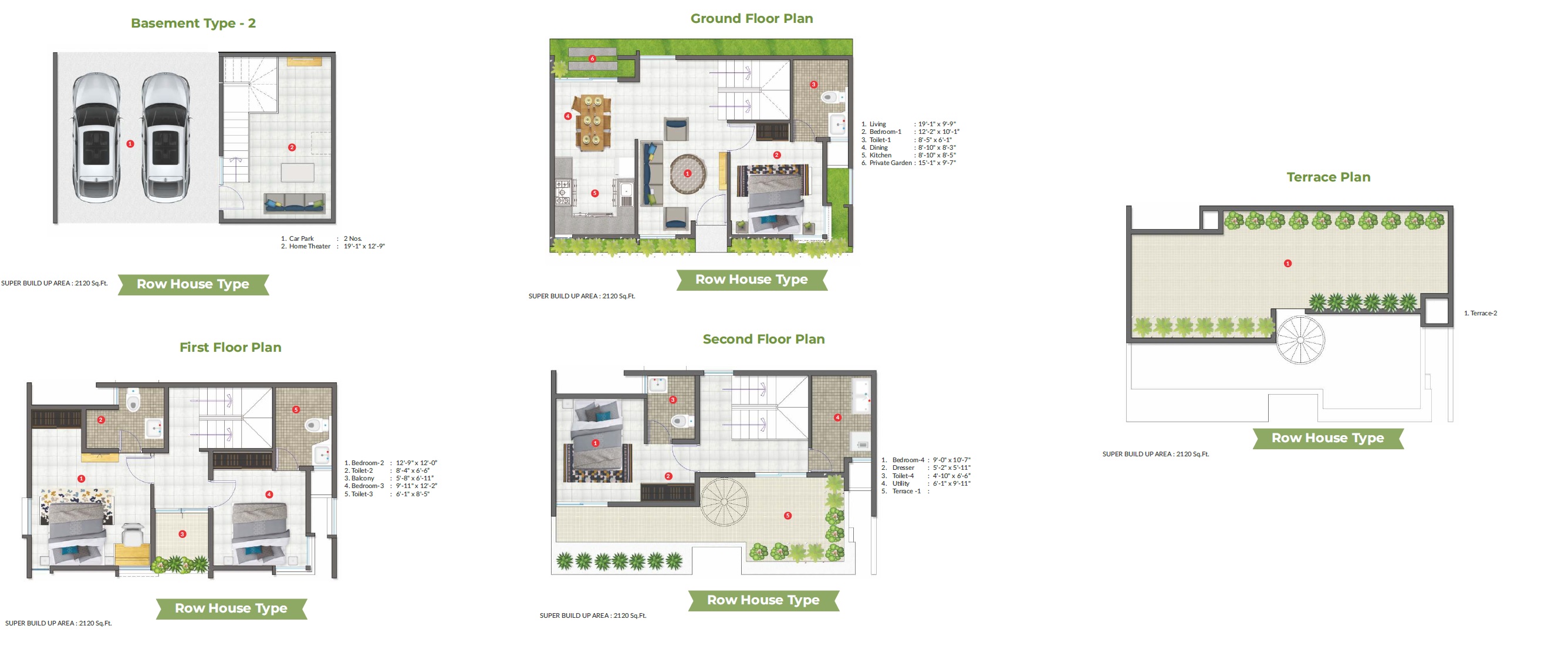 Aratt Cityscape Floor Plans - Budigere Road, Bangalore