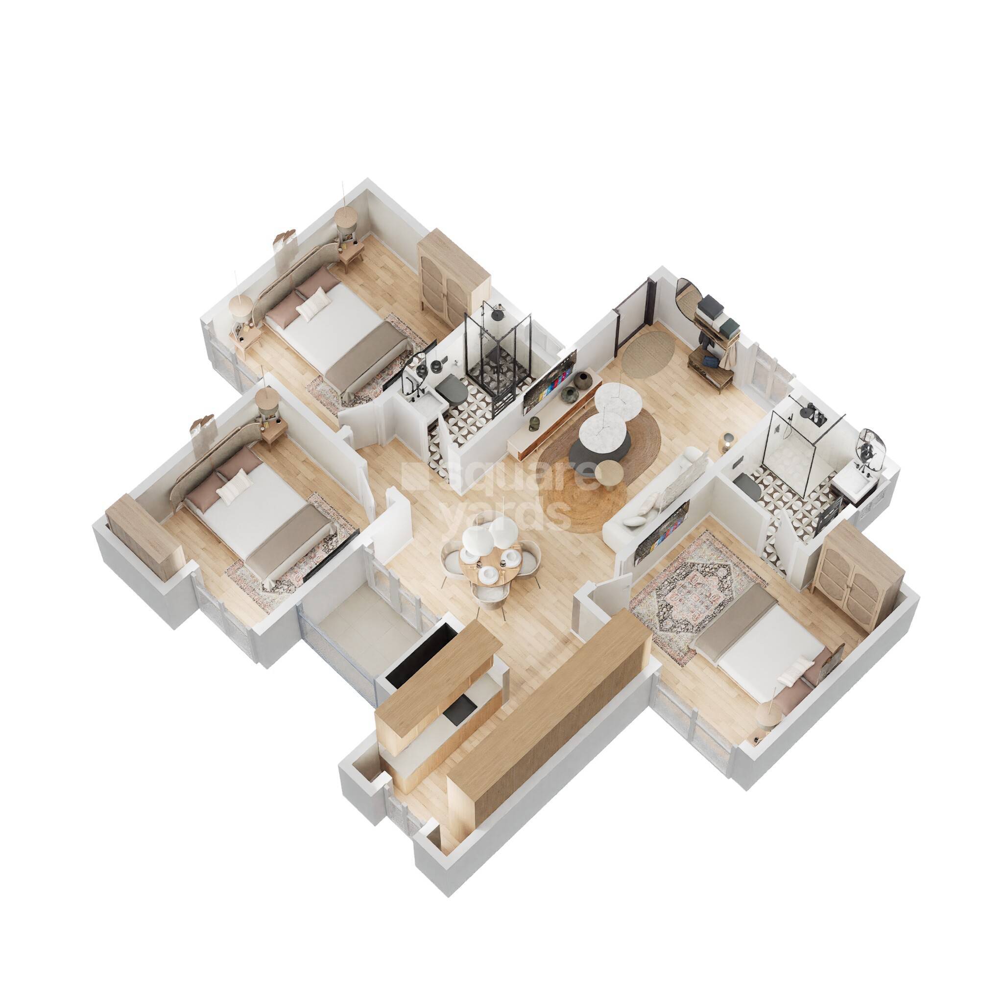 Assetz Canvas and Cove Floor Plans - Hosur Road, Bangalore