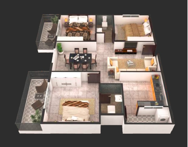 Candeur Landmark Floor Plans - Varthur, Bangalore
