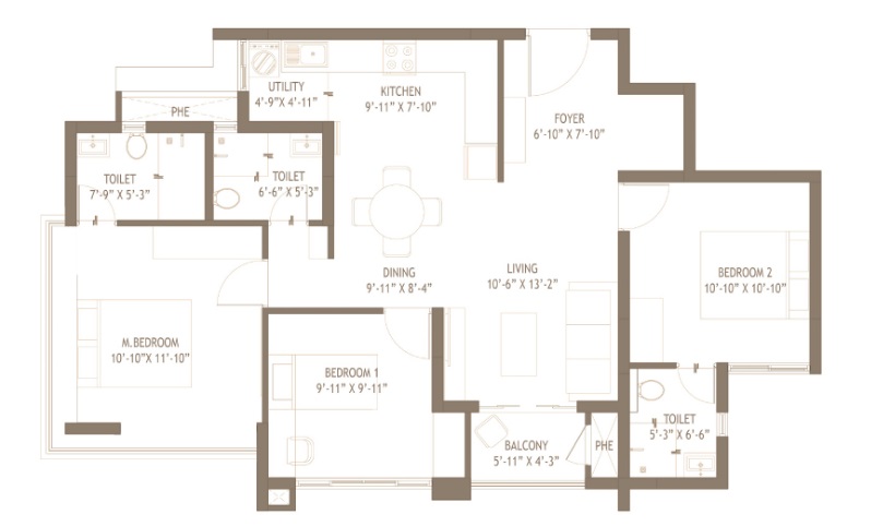 Embassy Edge in Devanahalli, Bangalore @ 58.49 Lac - Floor Plans ...
