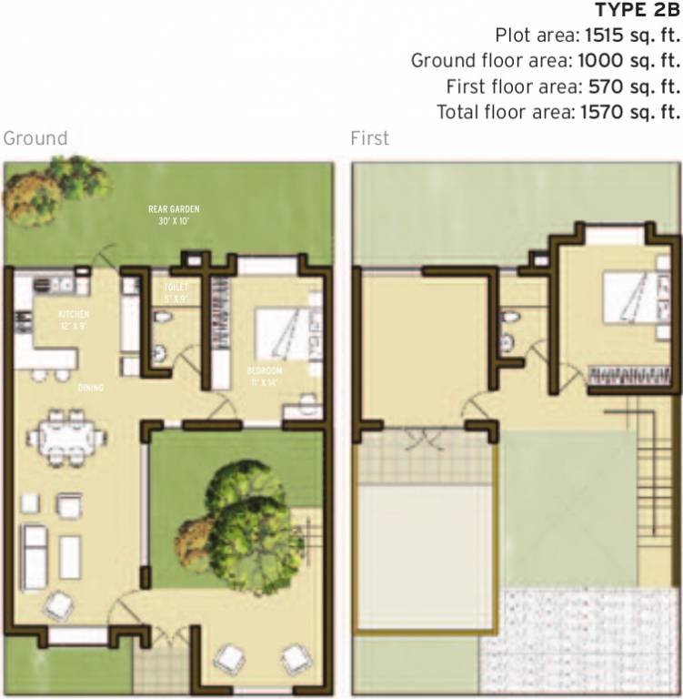 Good Earth Footprints in Kumbalgodu, Bangalore @ 74.39 Lac - Floor ...