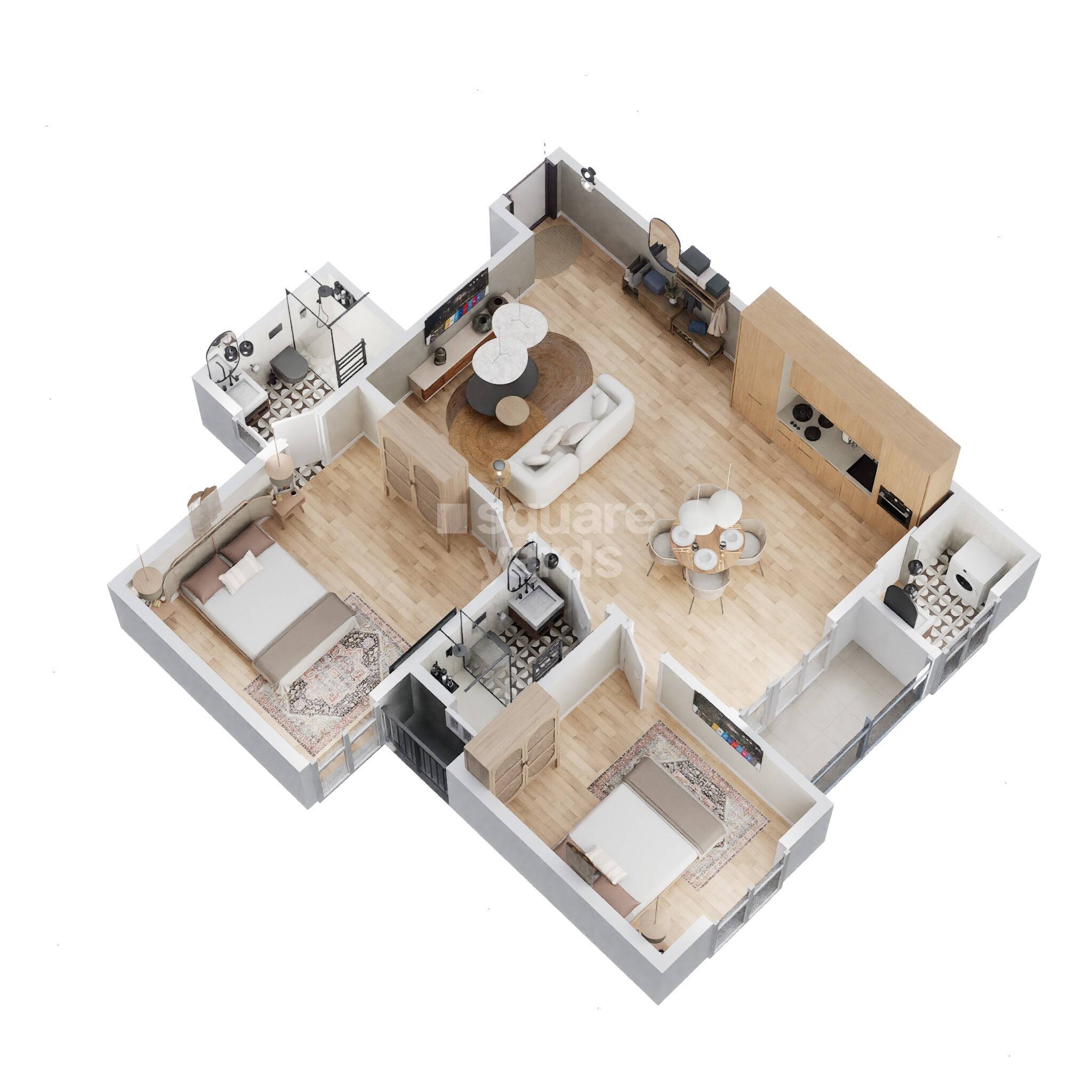 Puravankara Purva Zenium Floor Plans - Hosahalli, Bangalore