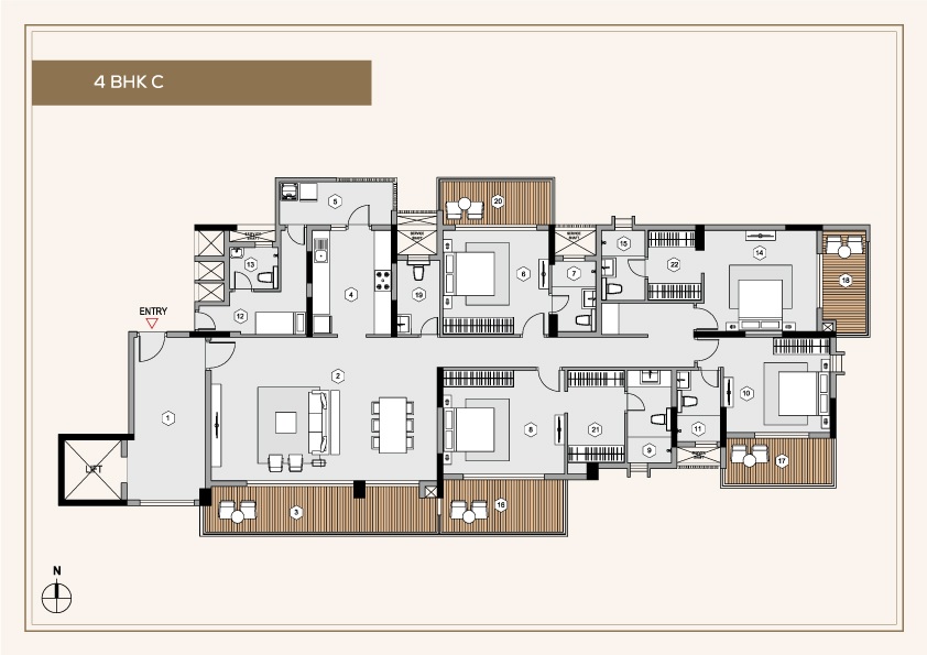 Purva Meraki Floor Plans - HSR layout, Bangalore