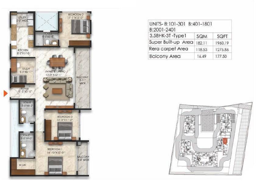 Ramsons Trendsquares East Park Residences Floor Plans - Sarjapur Road ...