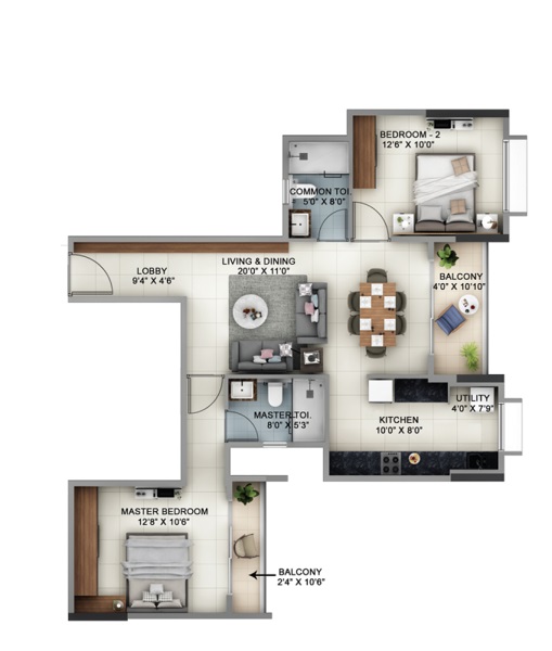 Salarpuria Sattva Signet Floor Plans - Kasavanahalli, Bangalore