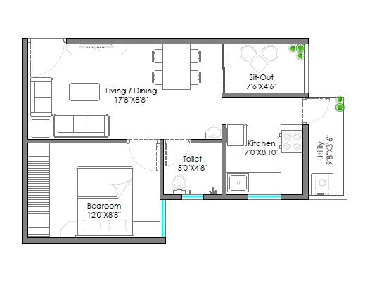 Signature Splendor Floor Plans - Chandapura, Bangalore