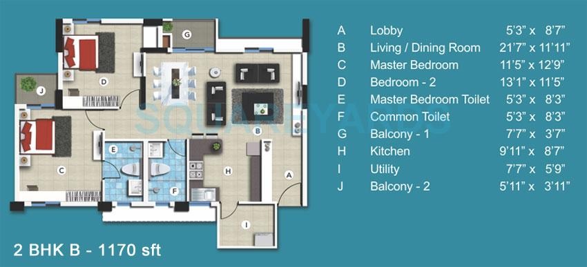 SJR Blue Waters Off Sarjapur road, Bangalore | Price List, Floor Plan ...