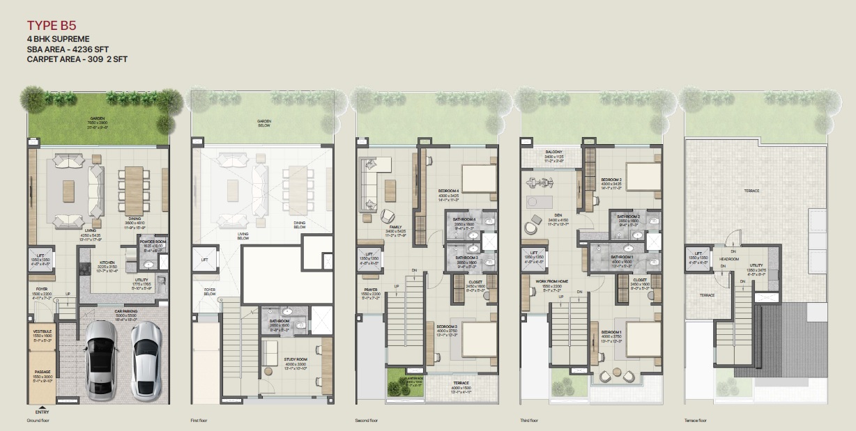 Sobha Crystal Meadows Floor Plans - Sarjapur Road, Bangalore