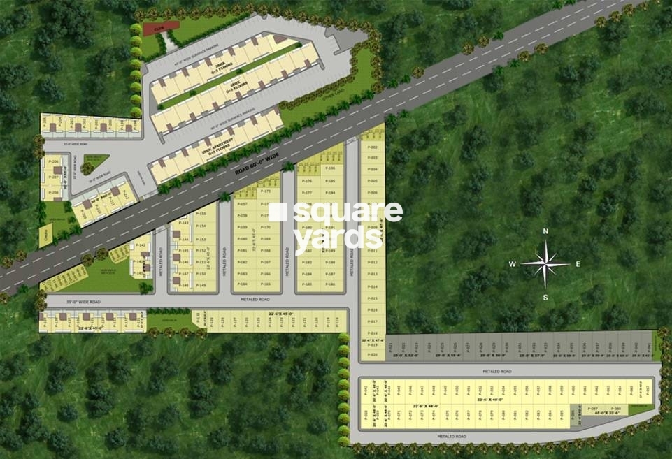 Ubber Palm Meadows - Price on Request, 2 BHK-3 BHK BHK Floor Plans Available in Central Kharar ...