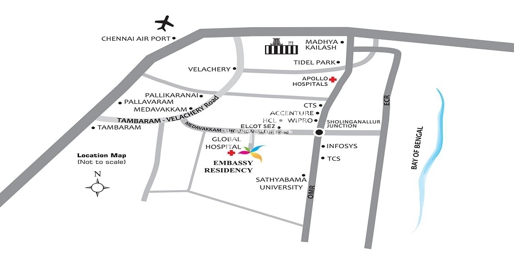 Embassy Residency in Perumbakkam, Chennai @ 52.02 Lac - Floor Plans ...