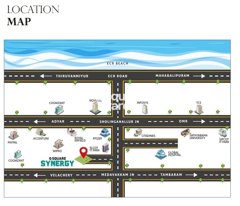 G Square Synergy in Perumbakkam, Chennai @ 73.44 Lac - Floor Plans ...