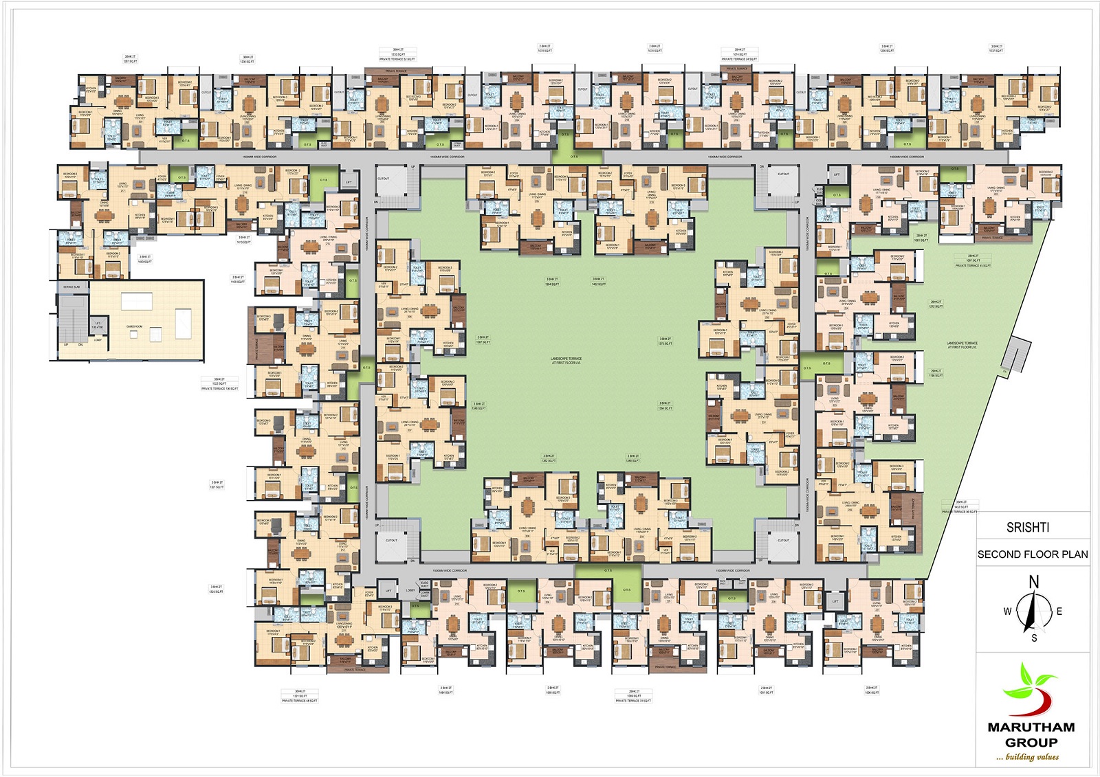 Marutham Royal Gardens in Tambaram West, Chennai @ 48.97 Lac - Floor ...