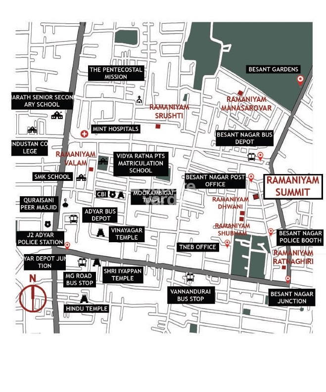 Ramaniyam Summit in Besant Nagar, Chennai @ 1.74 Cr - Floor Plans ...