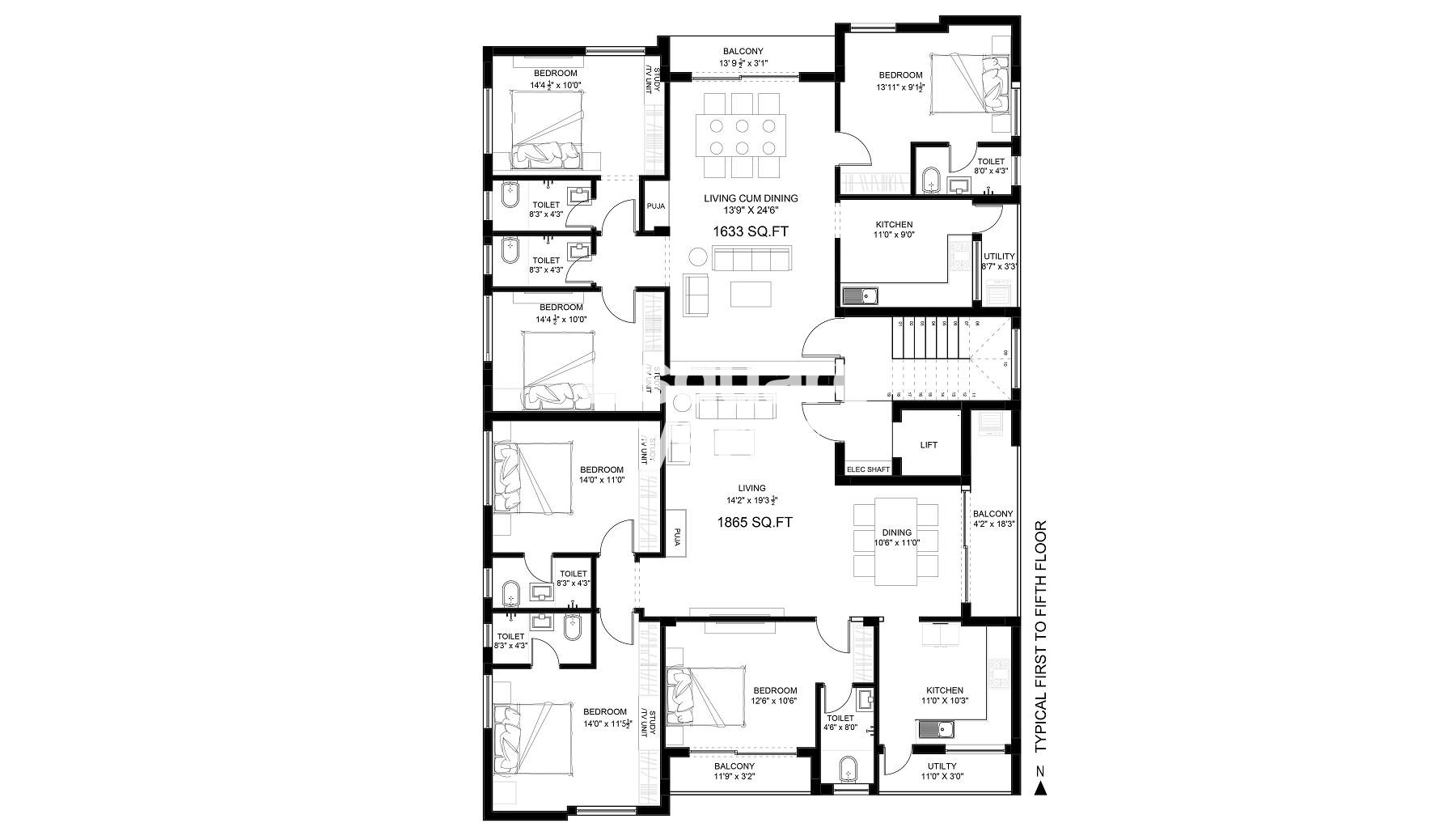 Sri Signature Ridge in Nanganallur, Chennai @ Price on Request - Floor ...