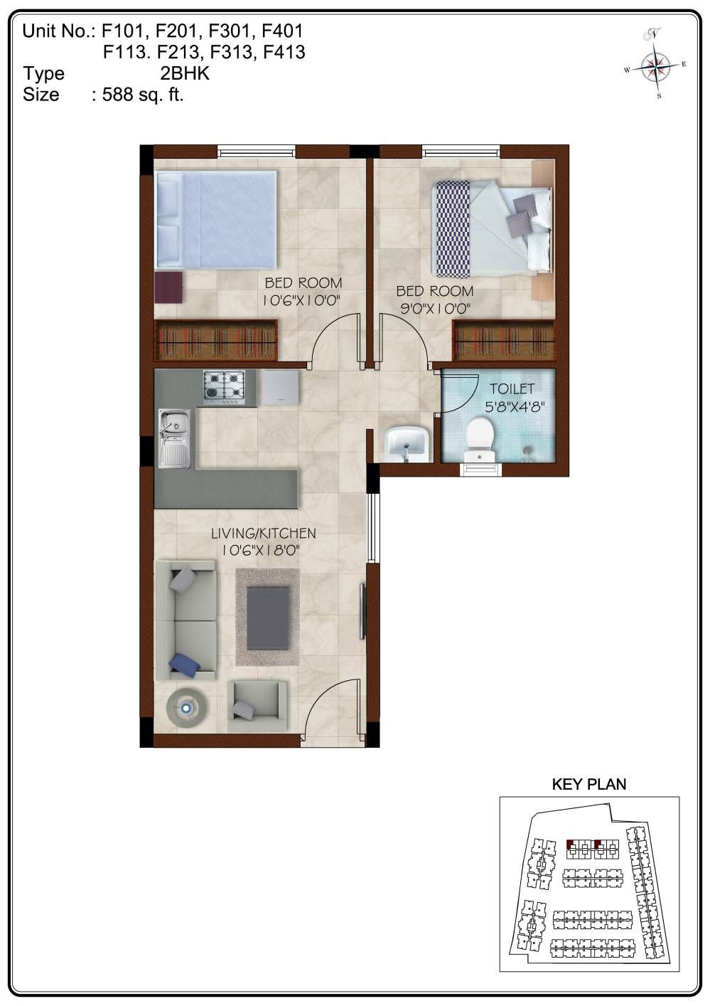 Casa Grande Aristo Floor Plans - Tharappakkam, Chennai